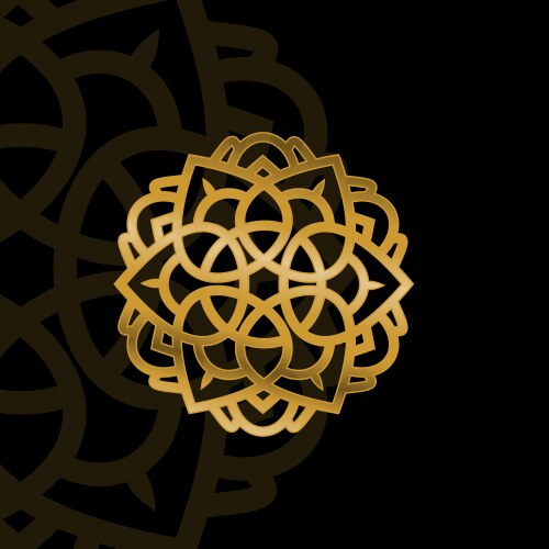 Jewelry mandala Royalty Free Vector Image - VectorStock