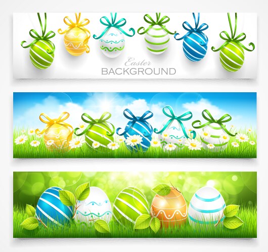 Spring banners Royalty Free Vector Image - VectorStock