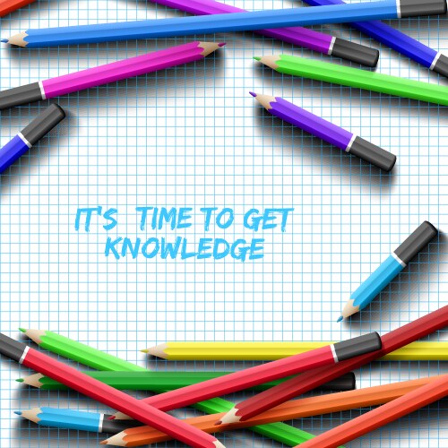 School light background Royalty Free Vector Image