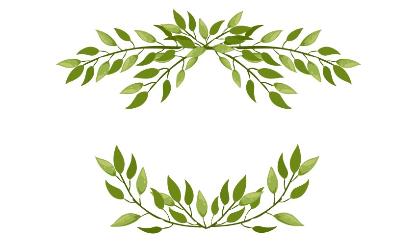 Black silhouette frame top and bottom hand drawn Vector Image