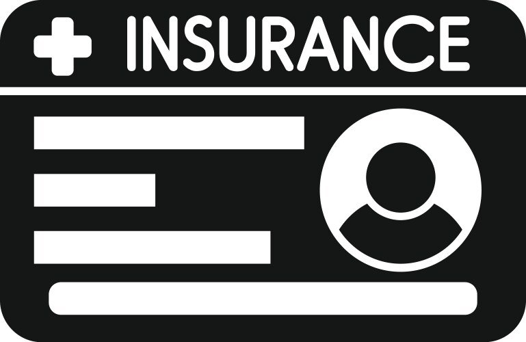 Health insurance card providing security Vector Image