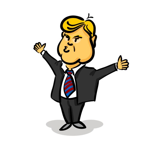 Trump Face Cartoon Vector Images (over 140)