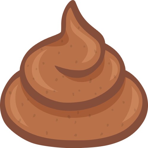 Poop cartoon drawing doodle Royalty Free Vector Image
