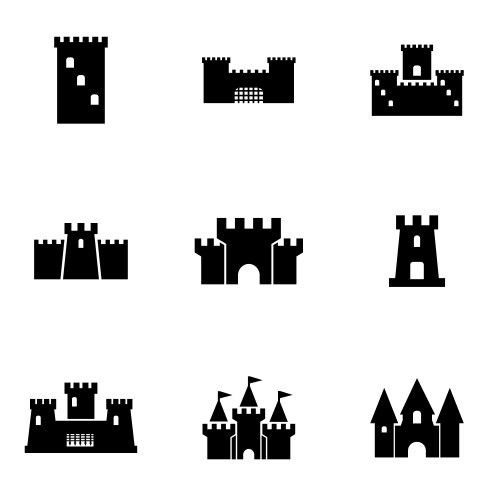 Castle Black and White Vector Images (over 40,000)