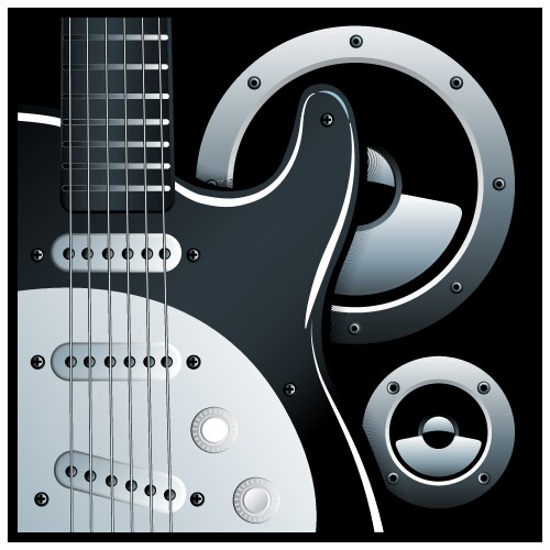 Guitar Royalty Free Vector Image - VectorStock