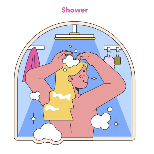 Shower Routine Vector Images (over 2,100)
