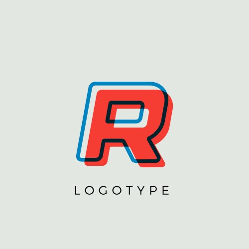 R 3d Logo Vector Images (over 1,600)
