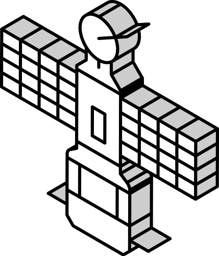 Satellite Detail Vector Images (over 1,000)