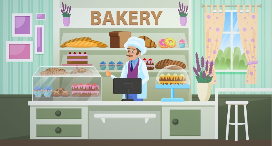 Baker Cartoon Vector Images (over 12,000)