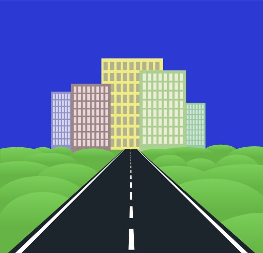 Road Royalty Free Vector Image - VectorStock