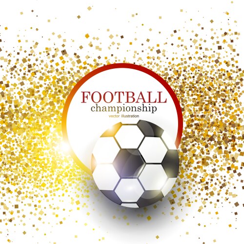 Football abstract background design template Vector Image