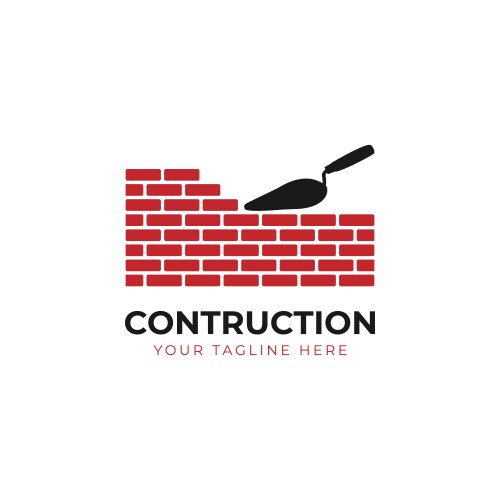 Bricklayer logo Vector Images & Graphics for Commercial Use | VectorStock