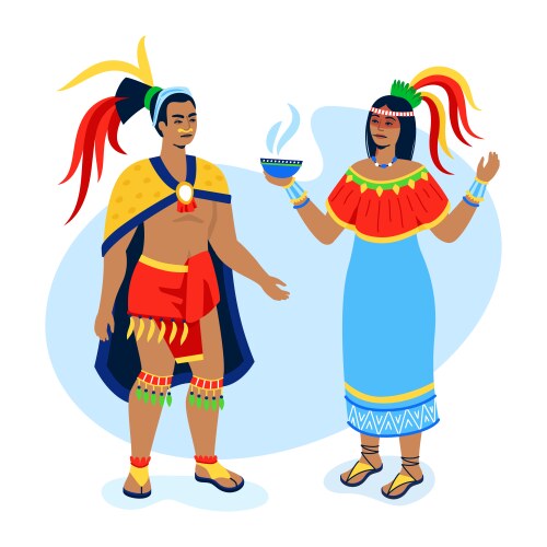 Mien people Royalty Free Vector Image - VectorStock