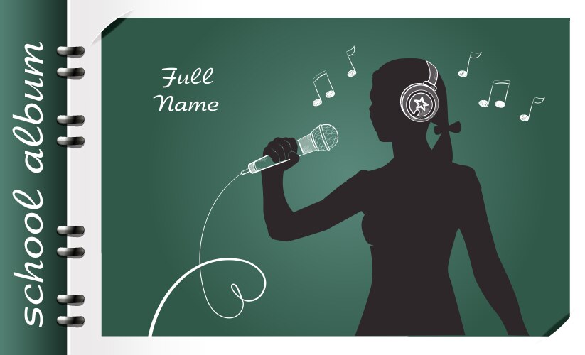 Music album jacket Royalty Free Vector Image - VectorStock