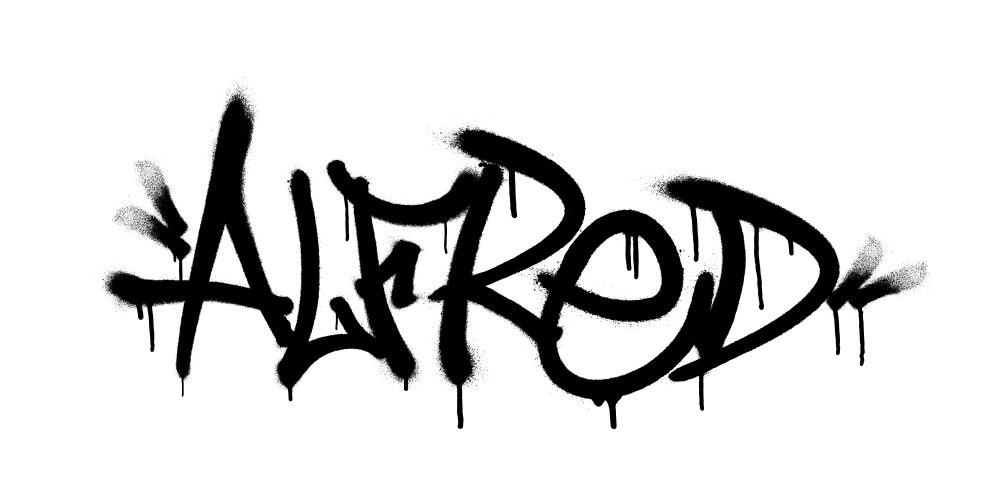 Anthony name in graffiti style Royalty Free Vector Image