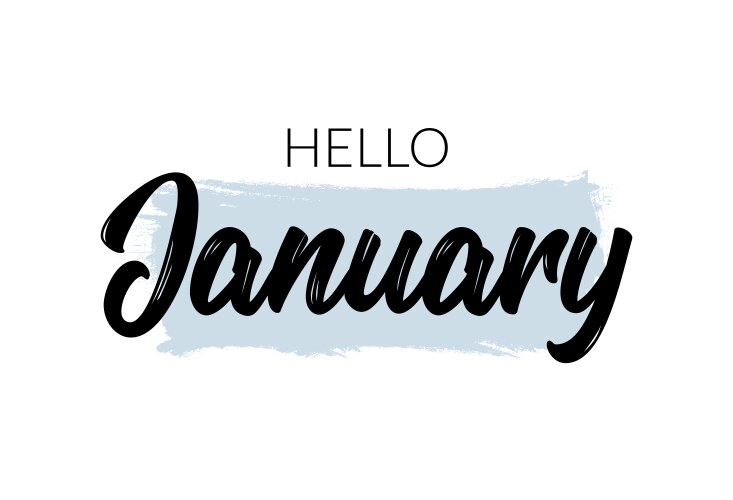 Hello January Vector Images (over 680)