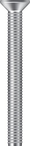 Realistic attached fasteners set Royalty Free Vector Image