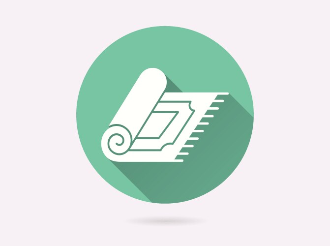 Arabic carpet icon cartoon style Royalty Free Vector Image