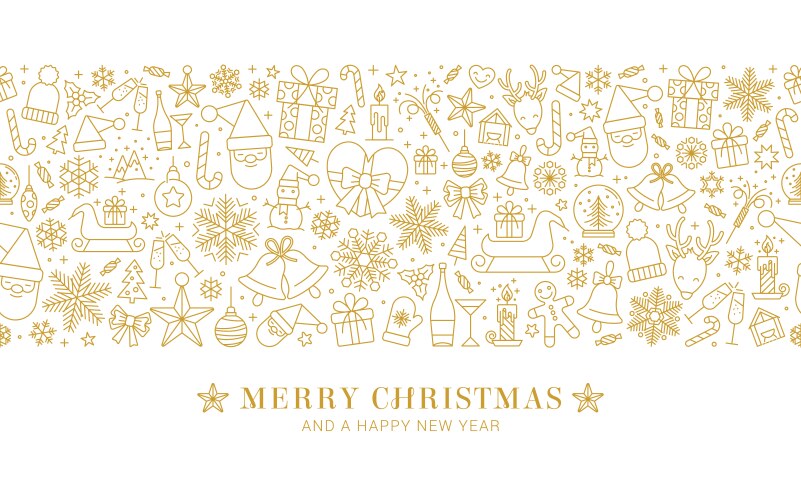 Christmas Line Art Vector Images (over 89,000)