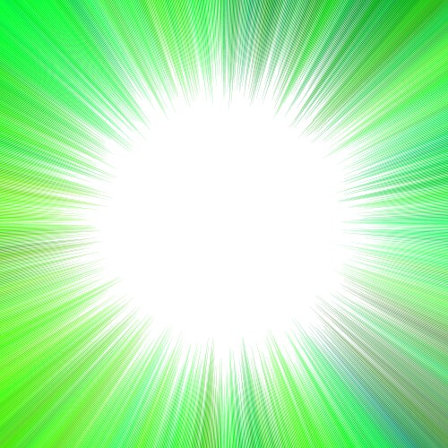 Elegant green starburst background Royalty Free Vector Image