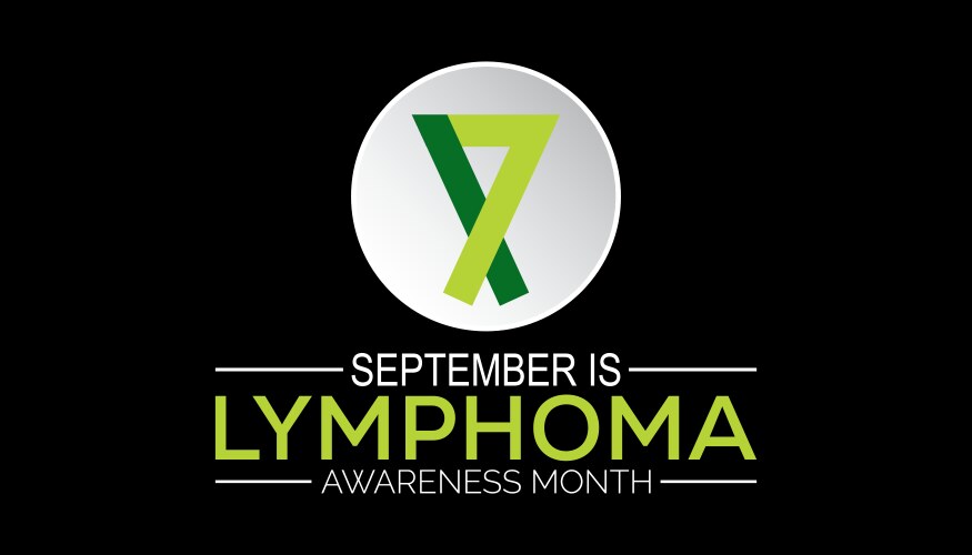Lymphoma awareness month Royalty Free Vector Image
