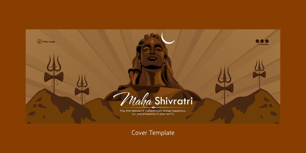 Shiv ratri 1 1happy maha shivratri Royalty Free Vector Image