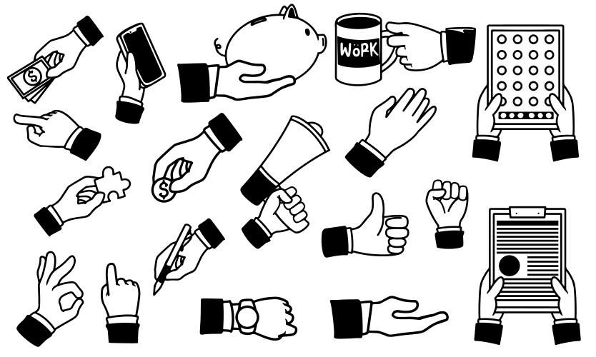 Hand Poses Vector Images (over 56,000)