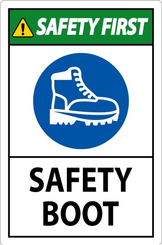 Workplace safety infographics Royalty Free Vector Image
