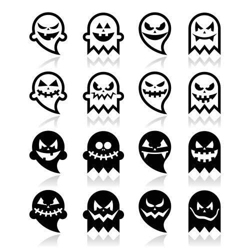Black and White Ghost Vector Images (over 76,000)