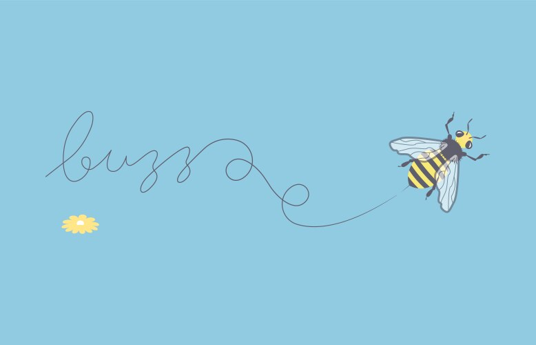 Logo Bee Buzz Vector Images (over 2,900)