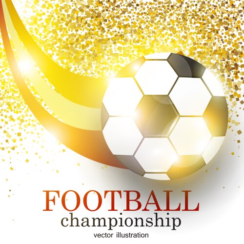 Football abstract background design template Vector Image