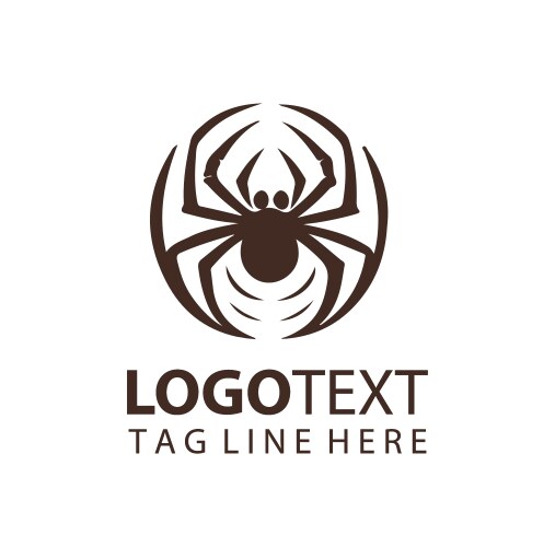 Spider logo Royalty Free Vector Image - VectorStock