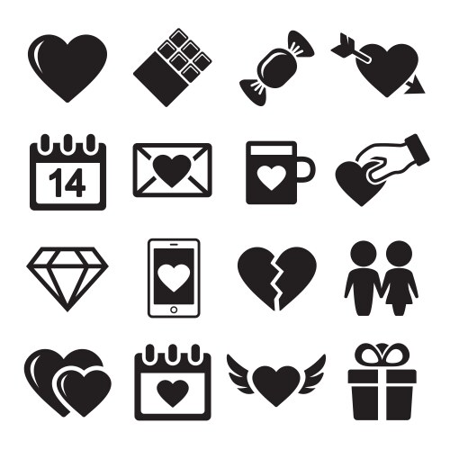 Valentines day seamless vertical pattern Vector Image