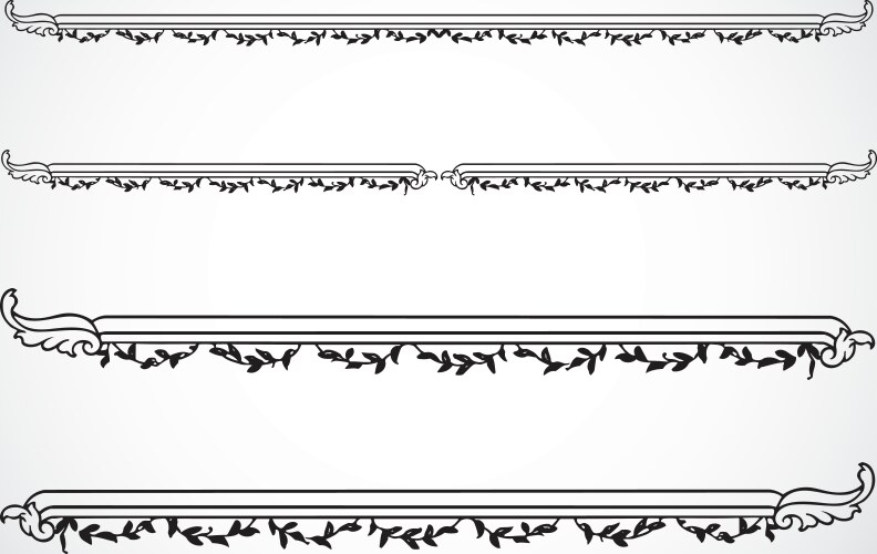 Borders Royalty Free Vector Image - VectorStock