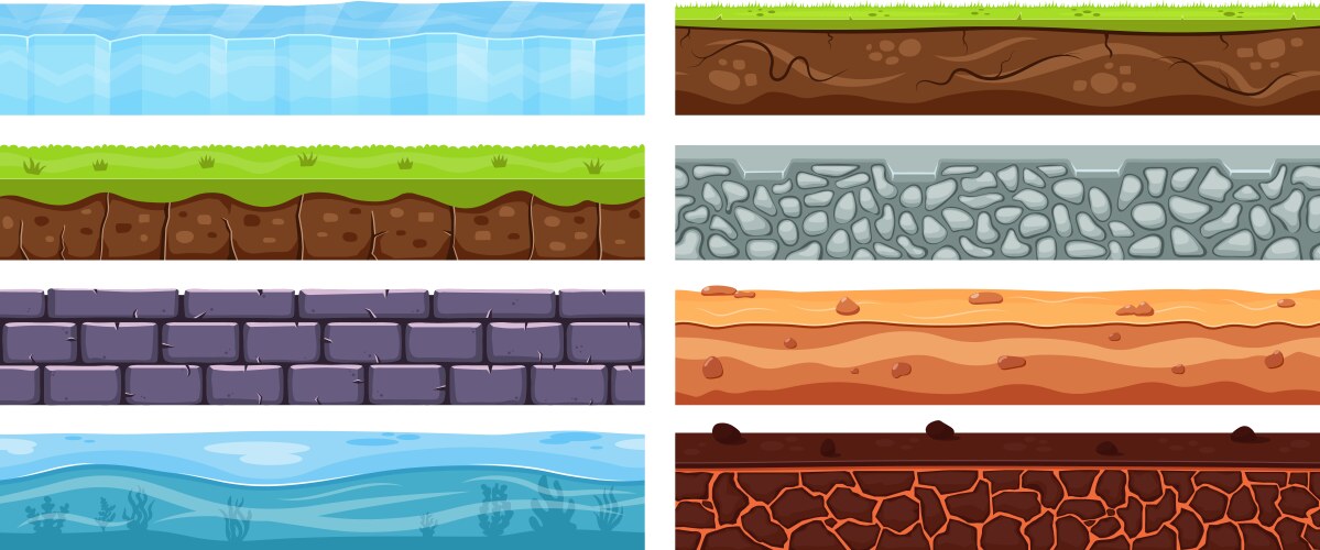 Cartoon Grass Texture Vector Images (over 5,600)