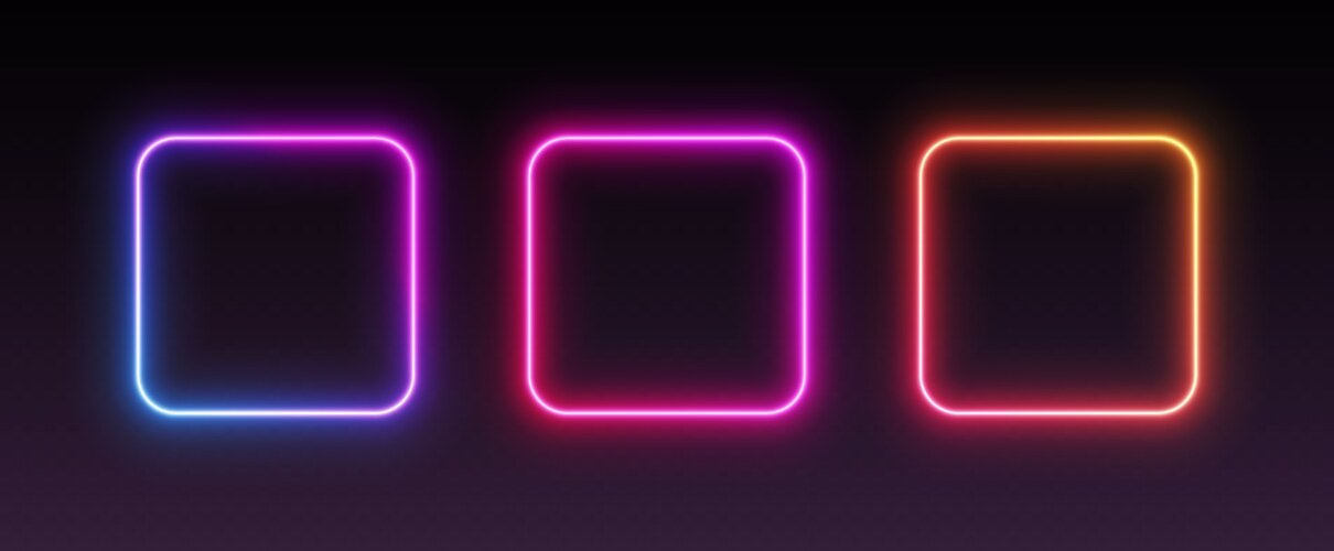 Neon Gradient Vector Images (over 160,000)