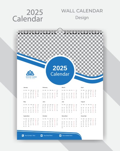2025 Calendar Vector Images (over 7,100)