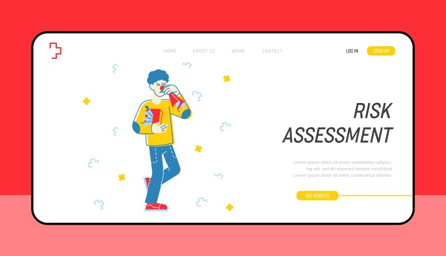 Flu symptoms infographic disease cold Royalty Free Vector