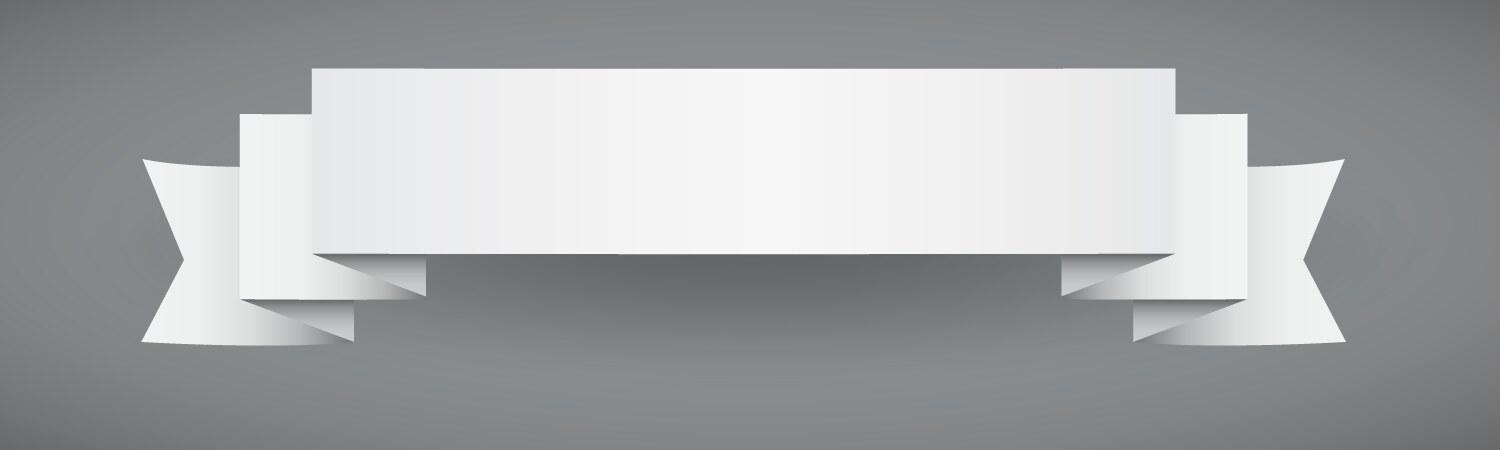 White paper ribbons Royalty Free Vector Image - VectorStock