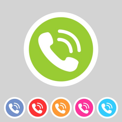 Emblem whatsapp Royalty Free Vector Image - VectorStock