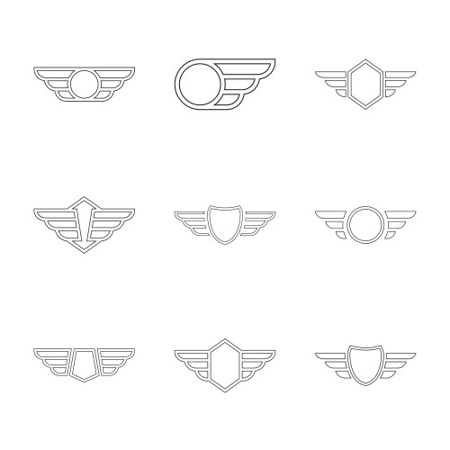 Navy Pilot Wings Vector Images (over 1,100)
