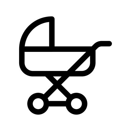 Baby line icon graphics Royalty Free Vector Image