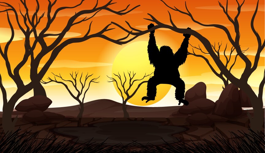 Outdoor Scene Silhouette Vector Images (over 15,000)