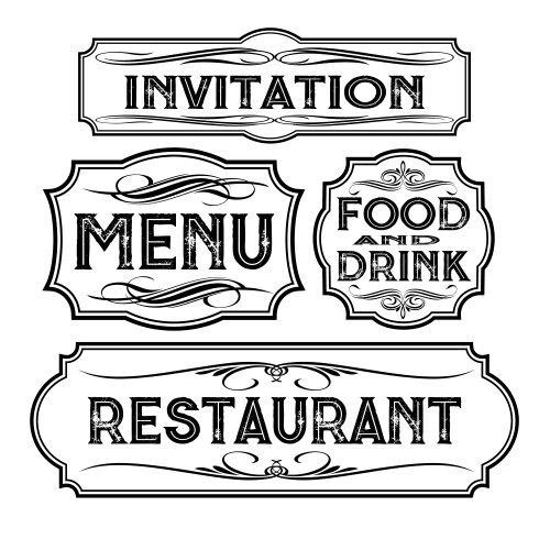 Restaurant Menu Borders Vector Images (over 6,300)