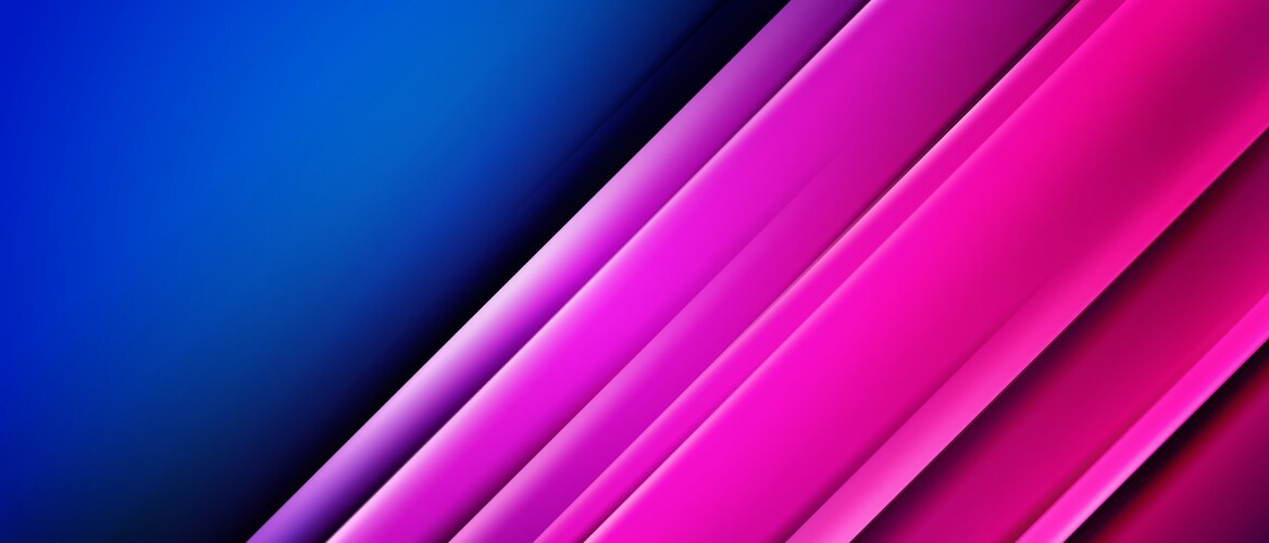 Dynamic bright colorful lines shadow style Vector Image