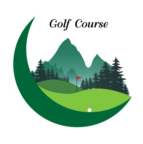 Golf font Royalty Free Vector Image - VectorStock