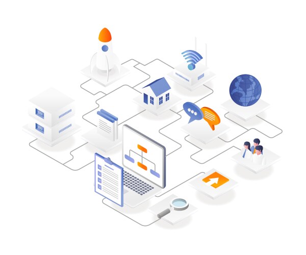 Remote control modern technology Royalty Free Vector Image