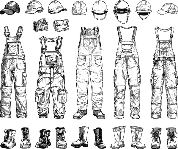 Overalls Sketch Lightweight Work Suit New Design Better Fit Size XS