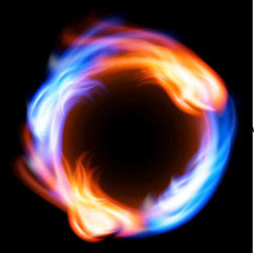 Burning flames background Royalty Free Vector Image