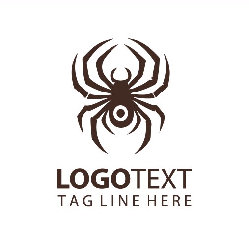Spider logo Royalty Free Vector Image - VectorStock